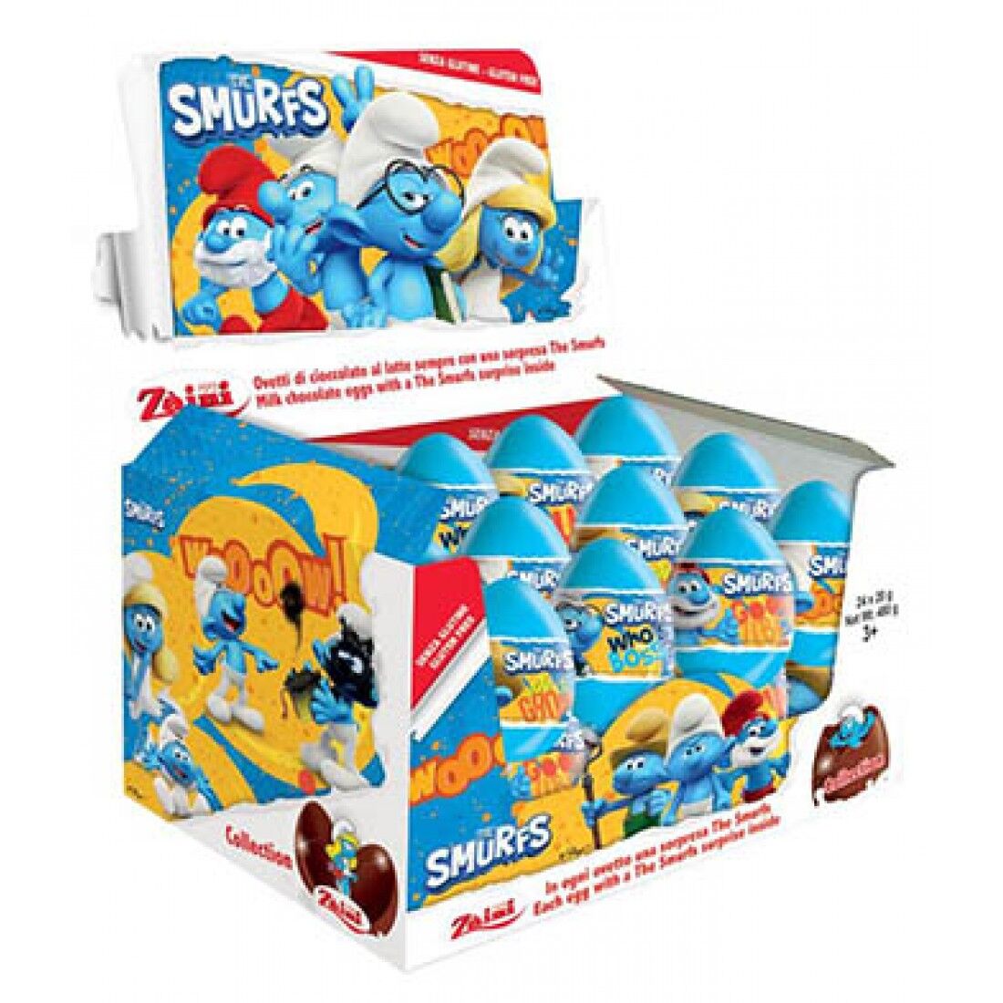Zaini Smurfs Surprise Egg 24 x 20g - Planet Candy Online Sweet Shop