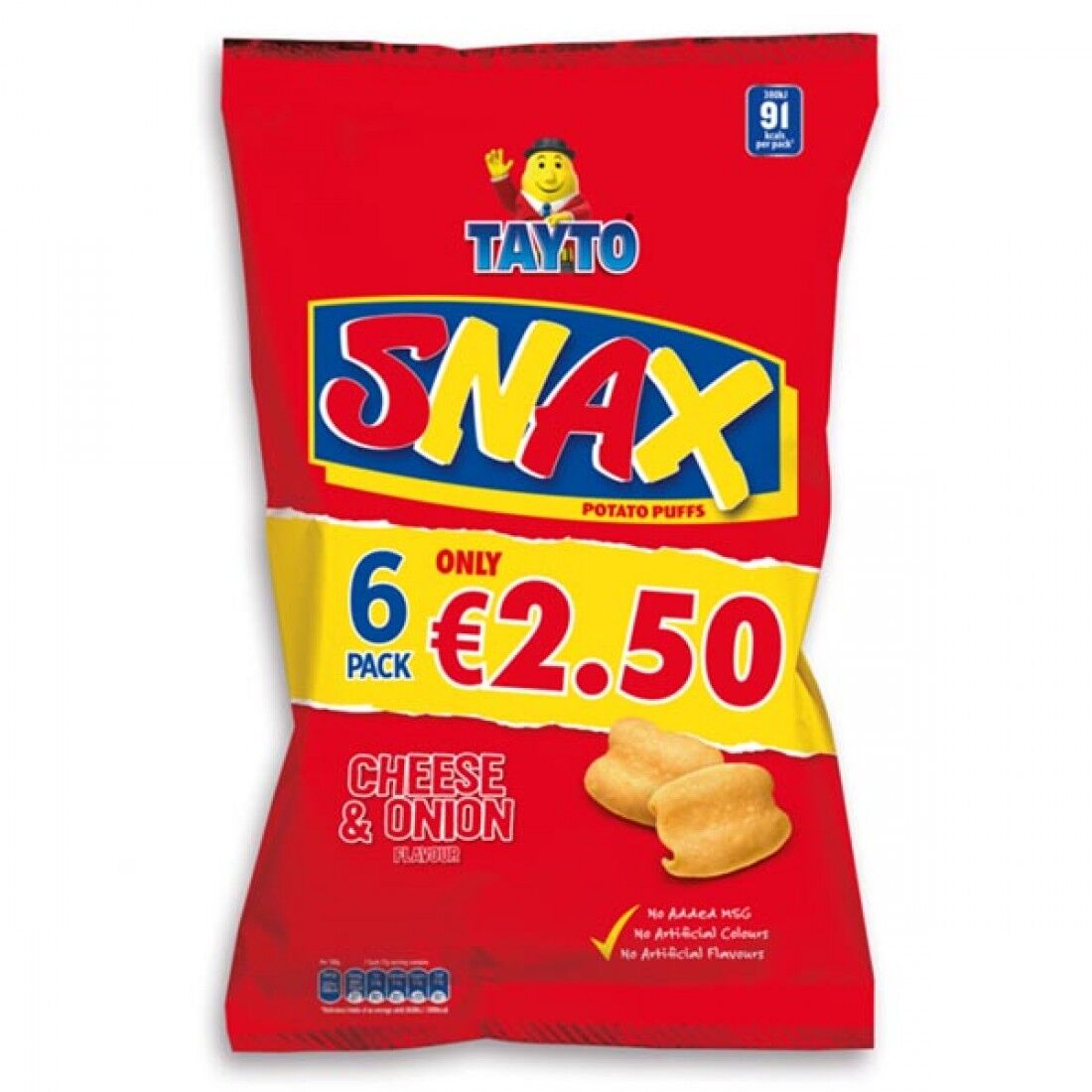 Tayto Snax 6 Pack x 20 - Planet Candy Online Sweet Shop